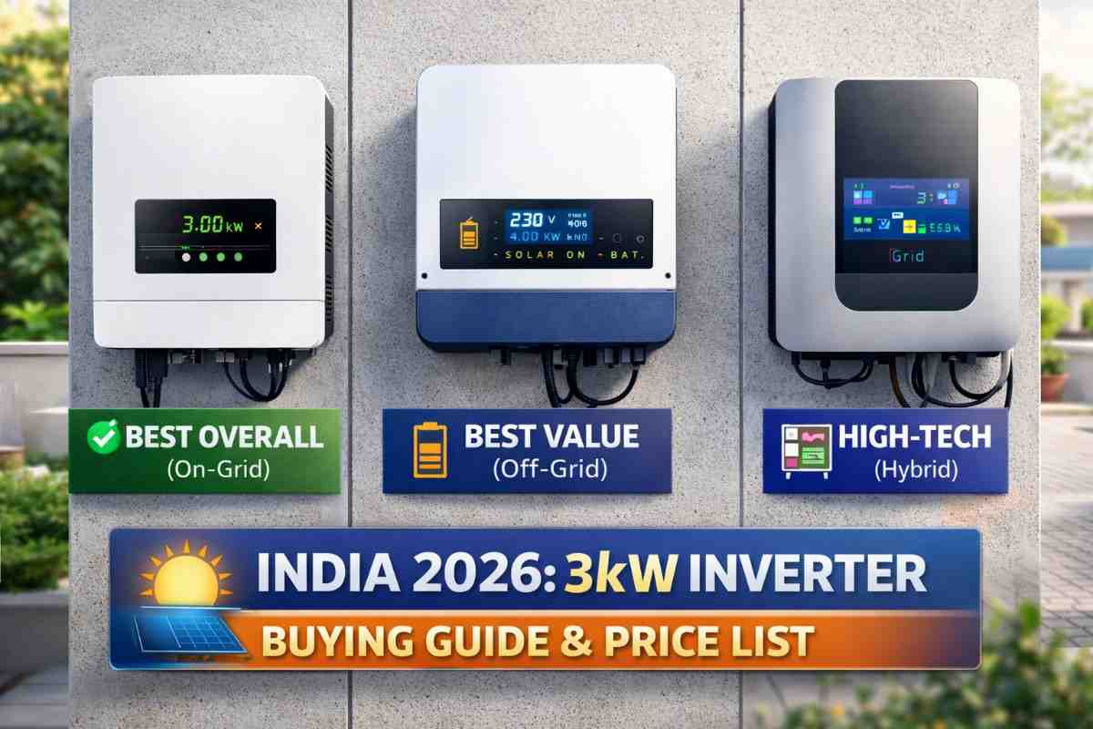Best 3kW Solar Inverter in India 2026: Price, Brands & Complete Guide ...